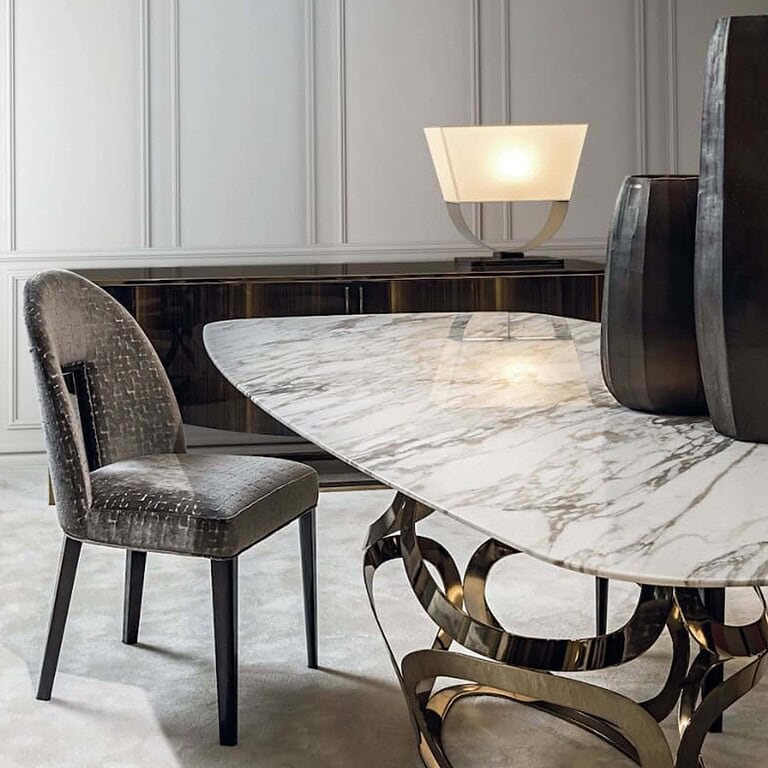 Icon Marble Dining Table | Furniture | Sklar Furnishings