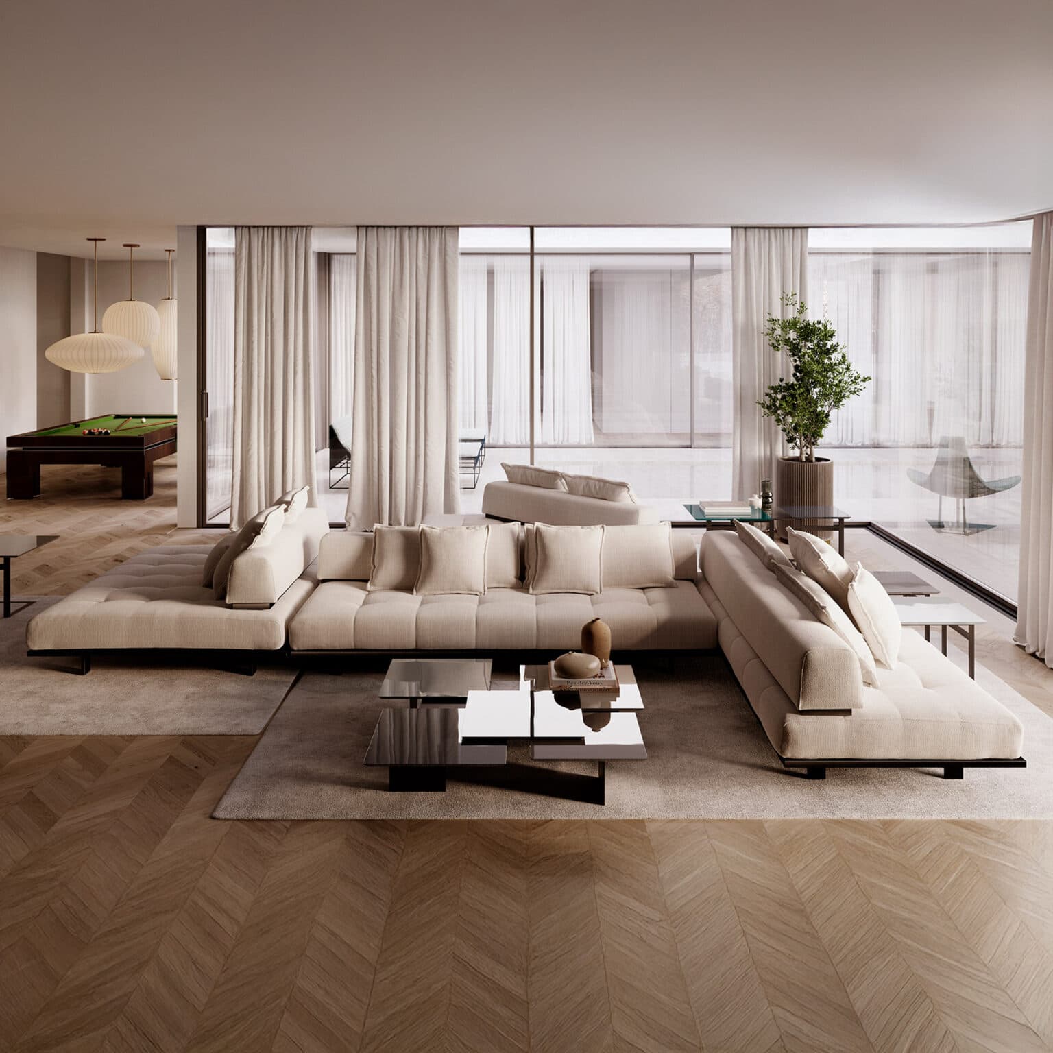 Cubi Modular Sectional Sofa | Furniture | Sklar Furnishings