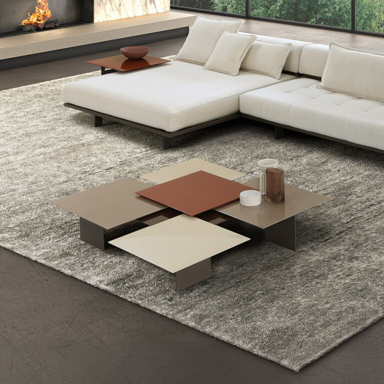 Cubi Sculptural Low Table | Sklar Furnishings