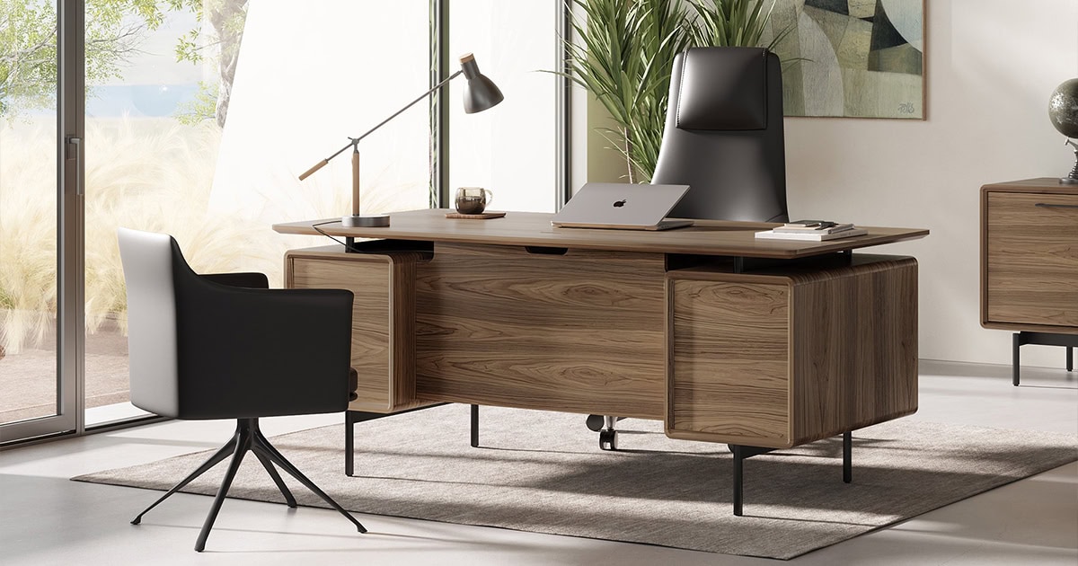 Linq Executive Desk | Furniture | Sklar Furnishings