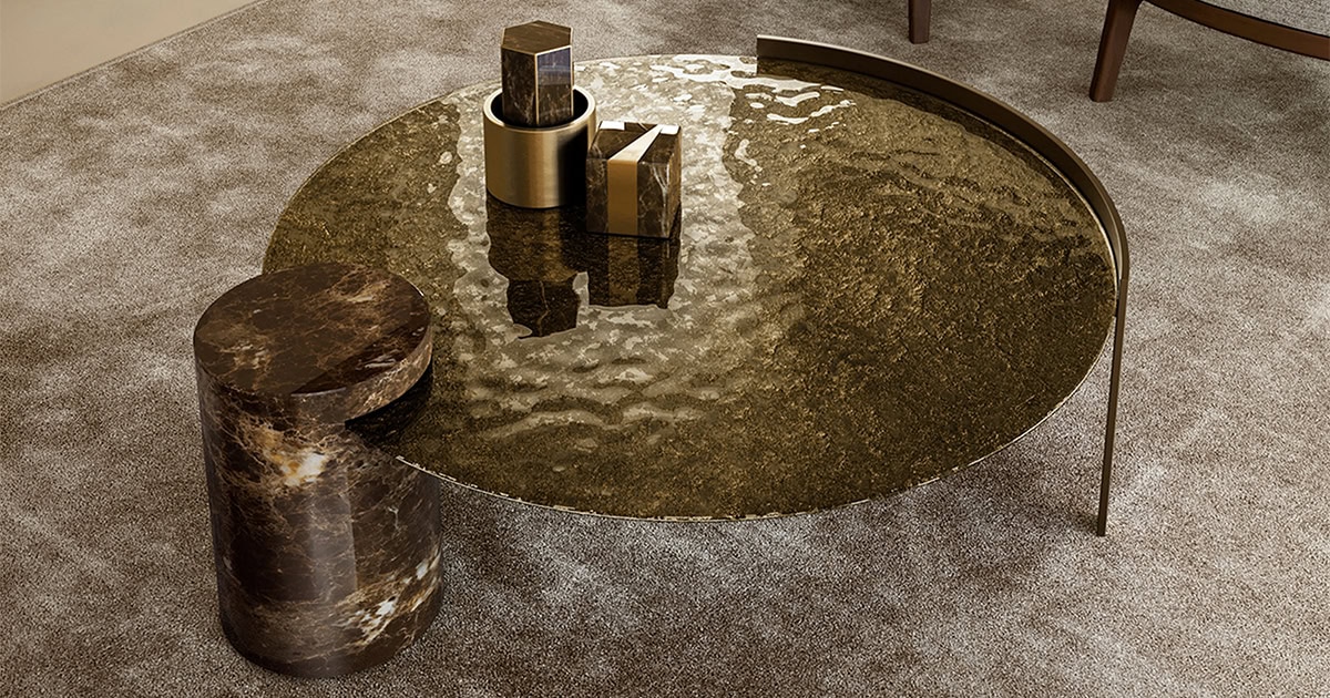 Peo Low Glass Coffee Table | Furniture | Sklar Furnishings