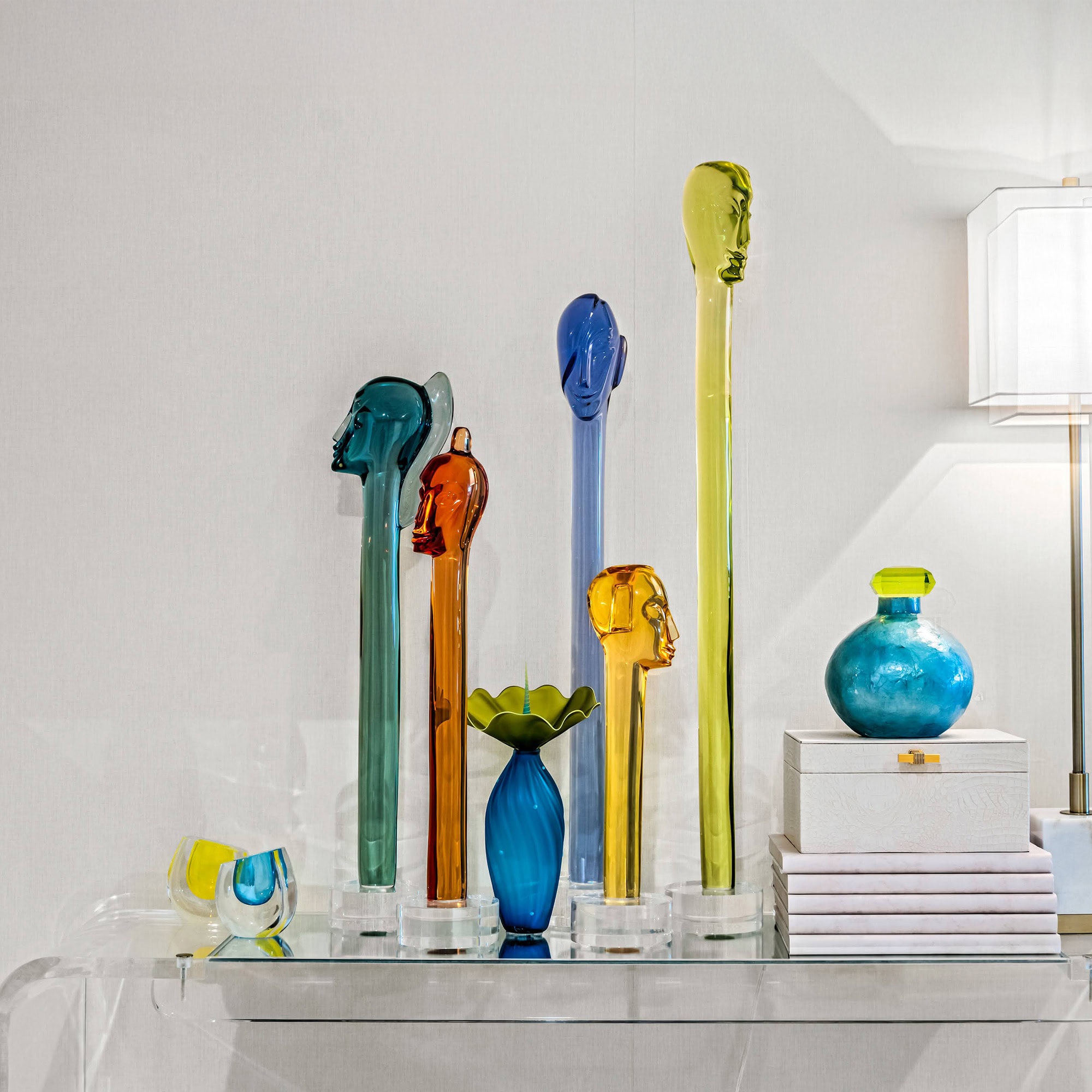 Acrylic Head Sculpture Series | Lighting And Accessories | Sklar ...