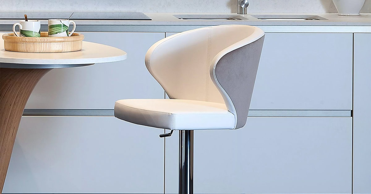 Doris-P Upholstered Bar Stool | Furniture | Sklar Furnishings